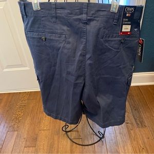 Chaps | Shorts | New Mens Chaps Size 4 Cargo Shorts Dark Denim Navy ...